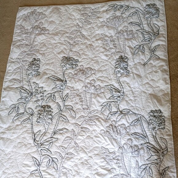 Simply Envogue | Bedding | Quilted Lap Throw Simply Envogue White ...